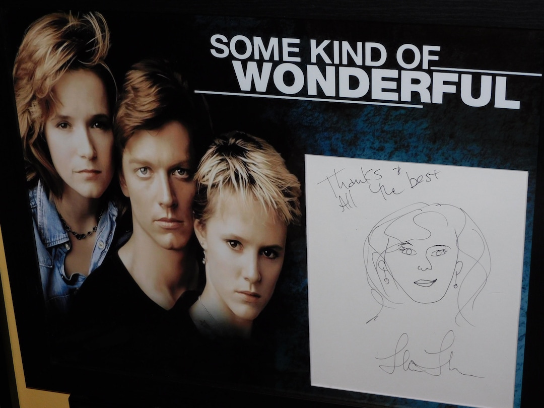 Lea Thompson Signed Self Portrait Sketch Some Kind of Wonderful John ...