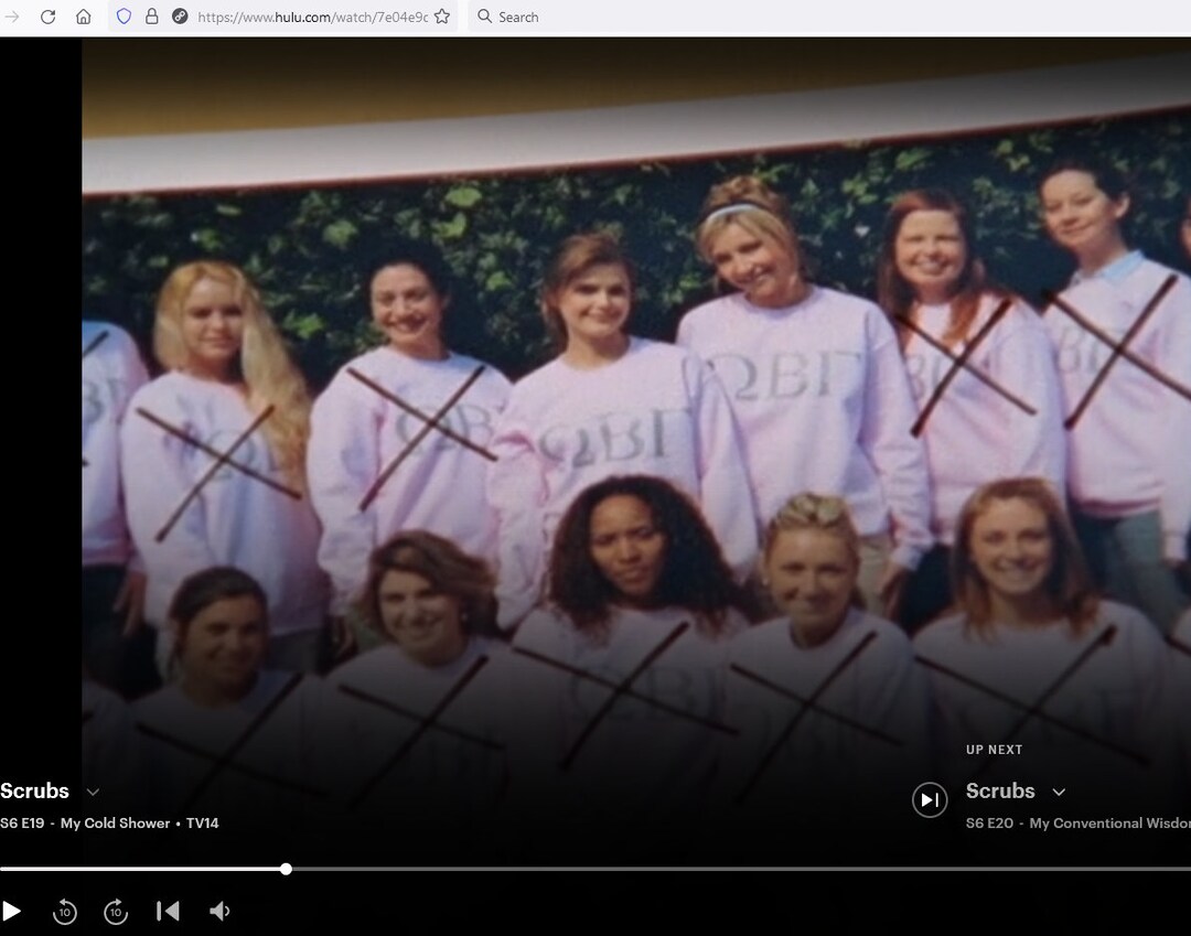 SCRUBS Photo Prop Sarah Chalke Keri Russell Zach Braff Television Show ...