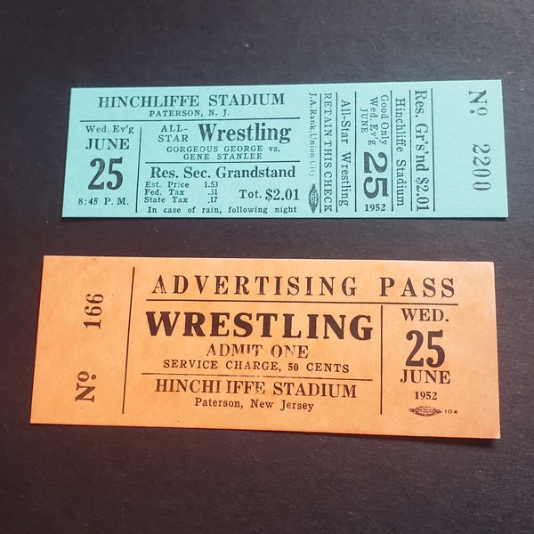 Wwe Wrestling Tickets - Etsy