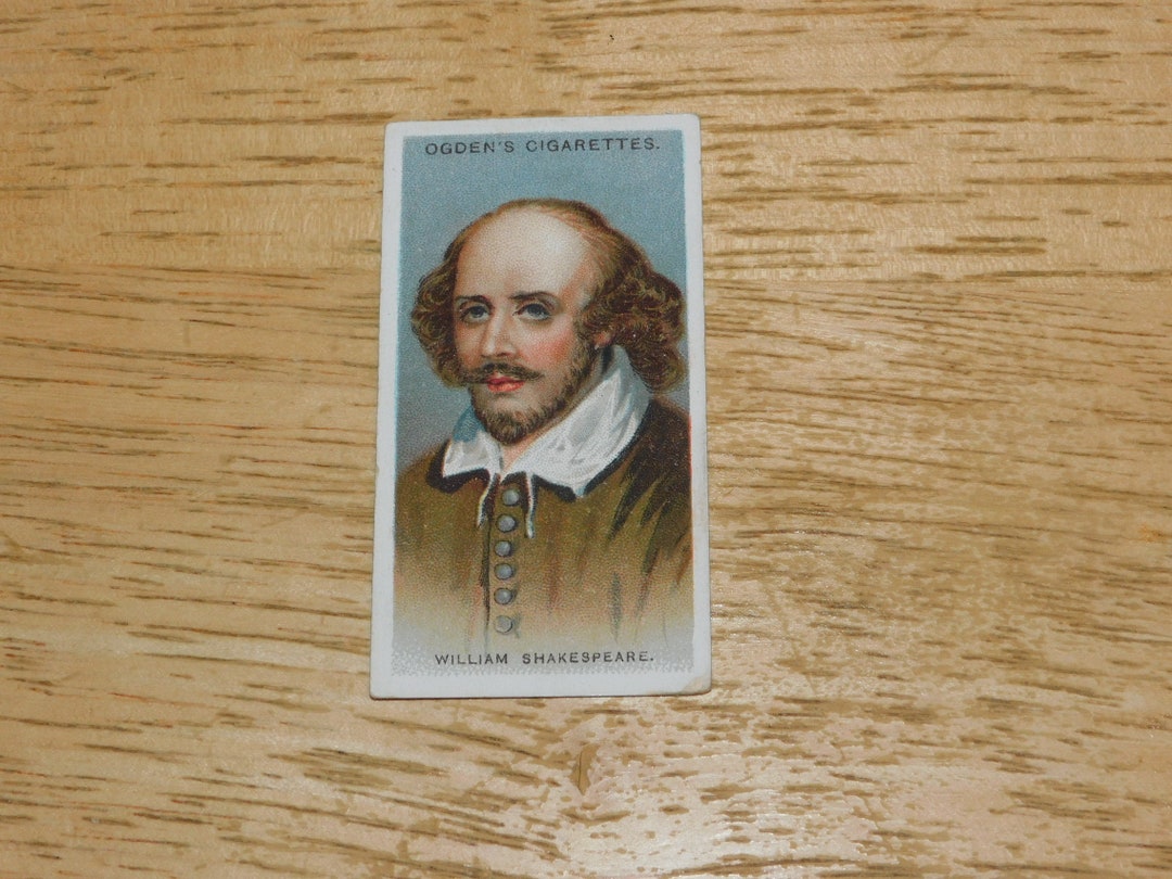 1924 William Shakespeare Trading Card Ogdens Leaders of Men Vintage ...
