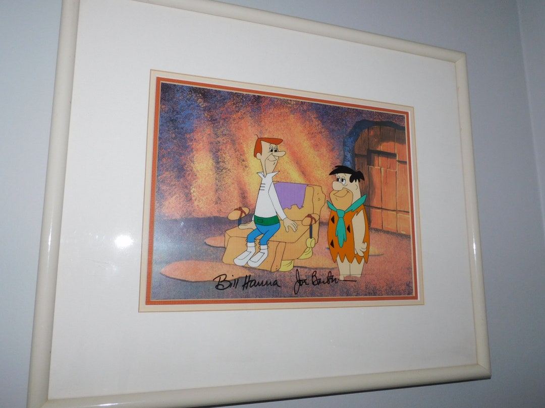 Signed Jetsons Meet the Flintstones Production Used Animation Cel Hanna ...