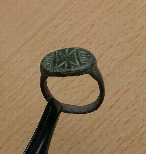 ANTIQUE VIKING RING - genuine relic - vintage bronze … - Gem