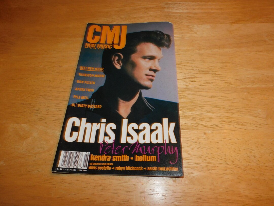 1995 CMJ Magazine - Chris Isaak, Helium, Aphex Twin, Sonic Youth ...