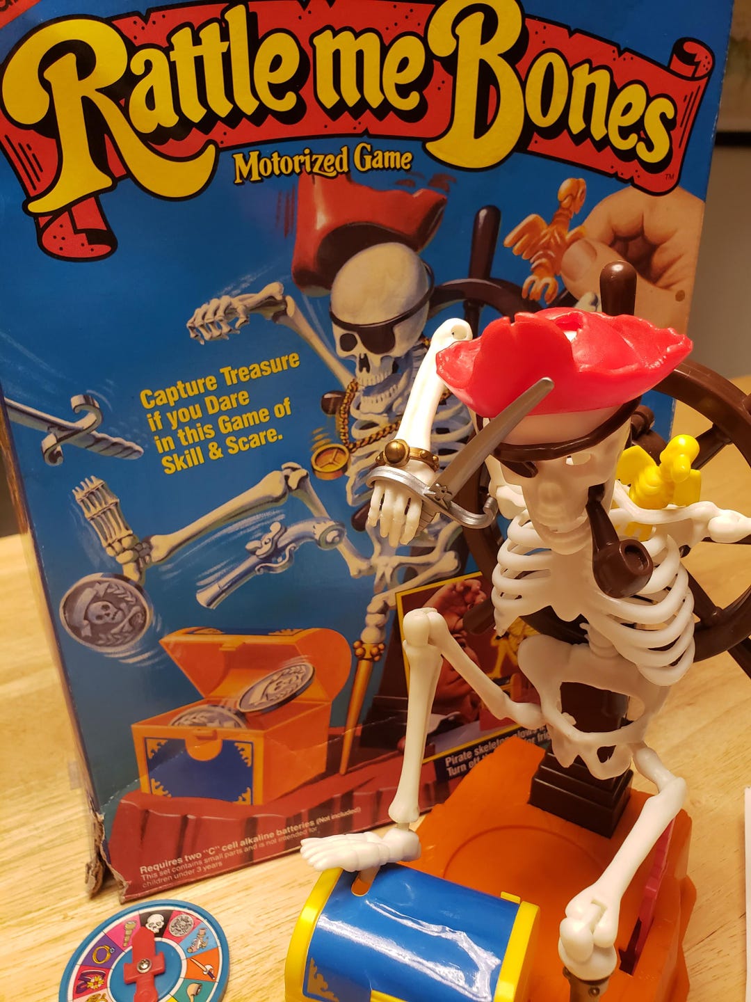 1980s Rattle Me Bones Pirate Captain Game With Box - Vintage 1989 - Etsy