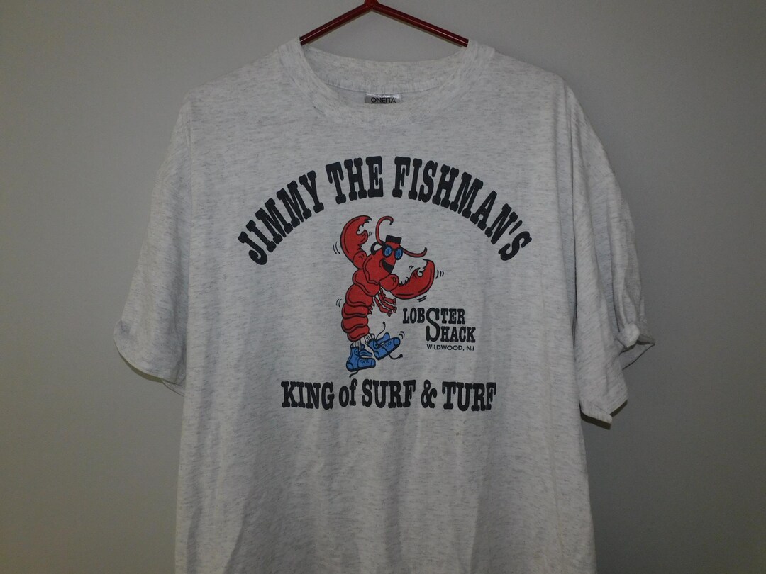 80s Lobster Shack Wildwood NJ T Shirt - Jimmy the Fishman's Restaurant ...