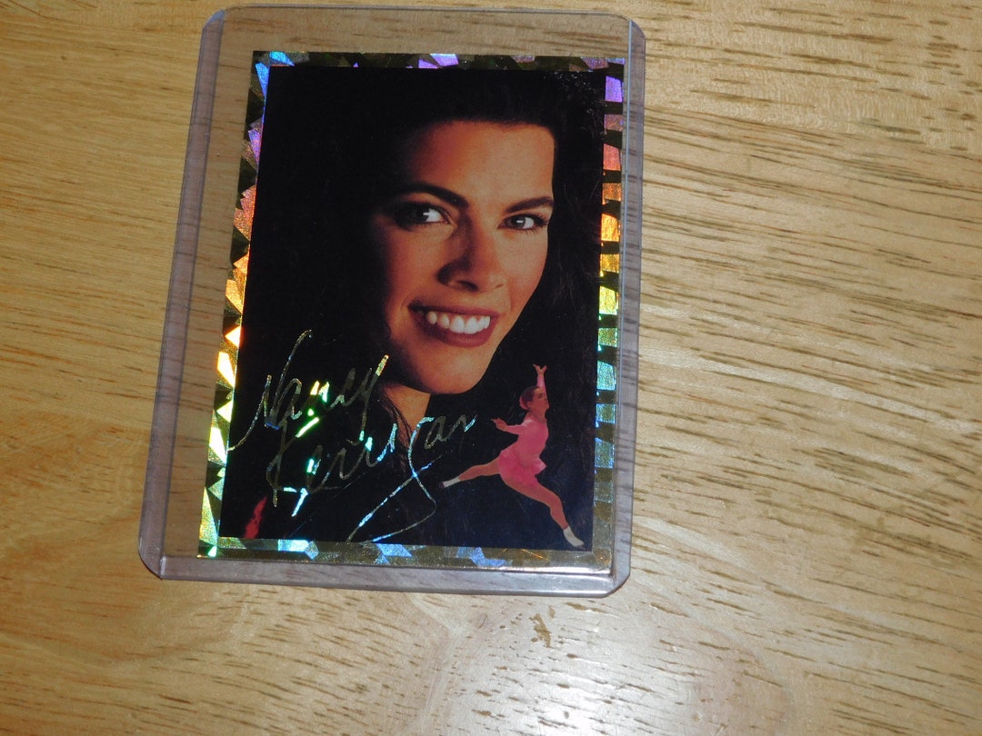 1993 Nancy Kerrigan Rookie Card Gold Foil Signature Winter Olympics ...