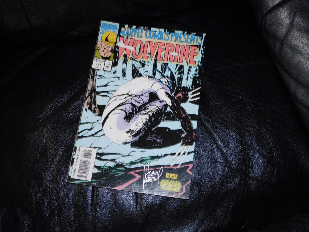 Adam Kubert Signed Marvel Presents Comic Book Wolverine Vintage 90s ...