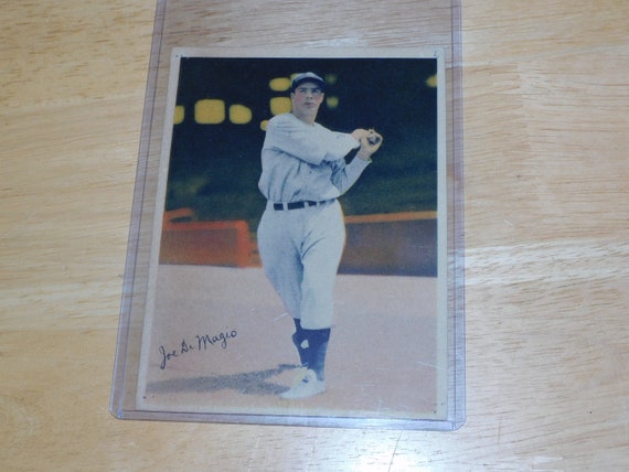 Joe Dimaggio Rookie Baseball Card