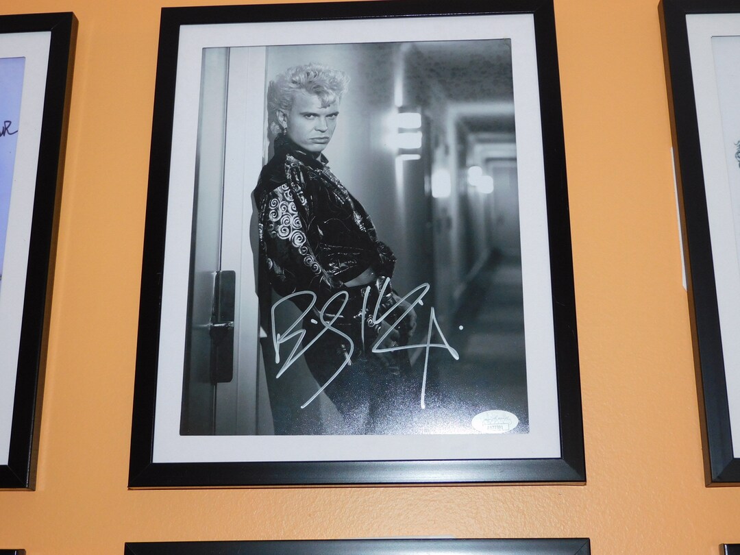 Billy Idol Signed 8x10 Photo - Autograph - Generation X - 80s Punk Rock ...