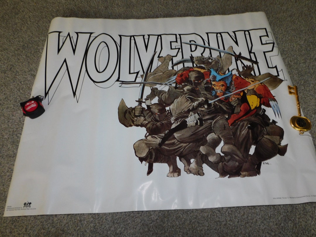 1989 Wolverine Poster Vintage 80s Marvel X-men OSP - Etsy