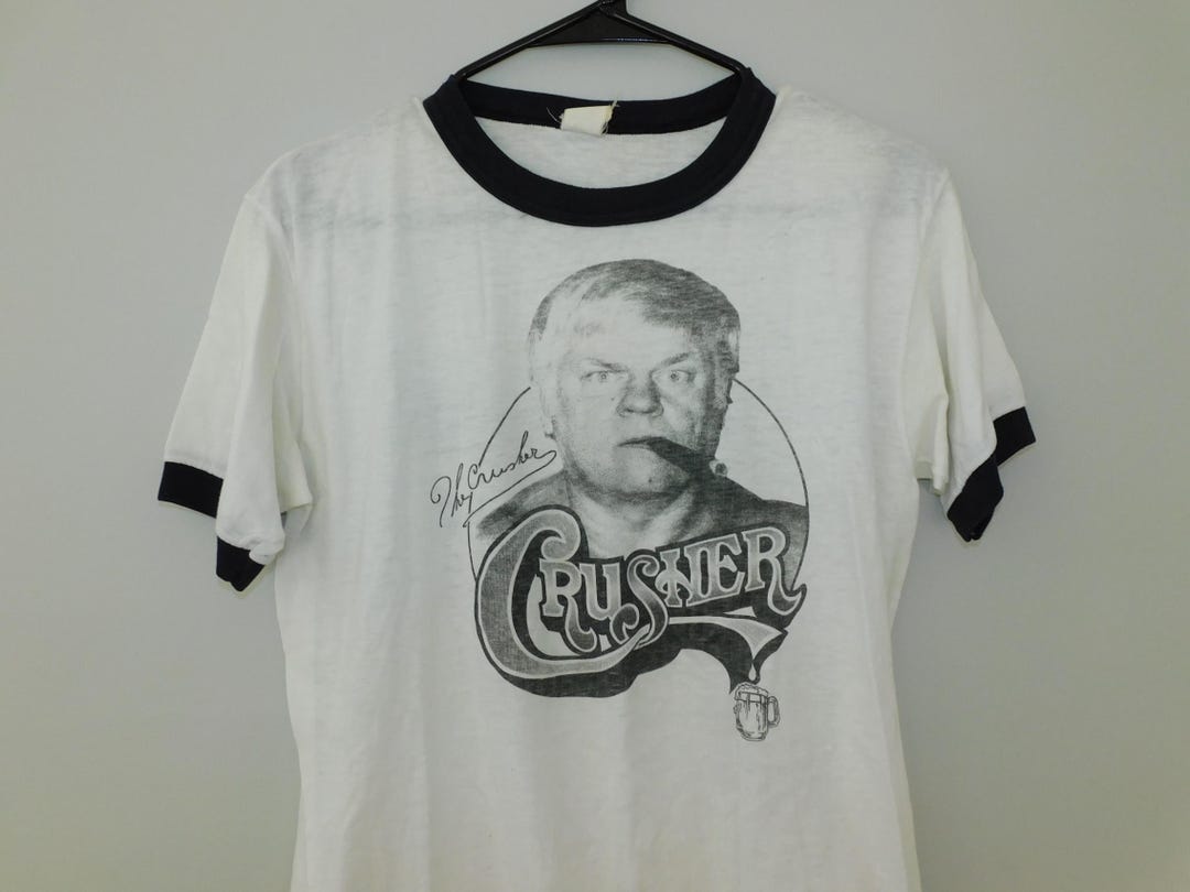 THE CRUSHER Vintage 80s AWA Wrestling T Shirt - Wwwf Wwf Wwe Hardcore ...