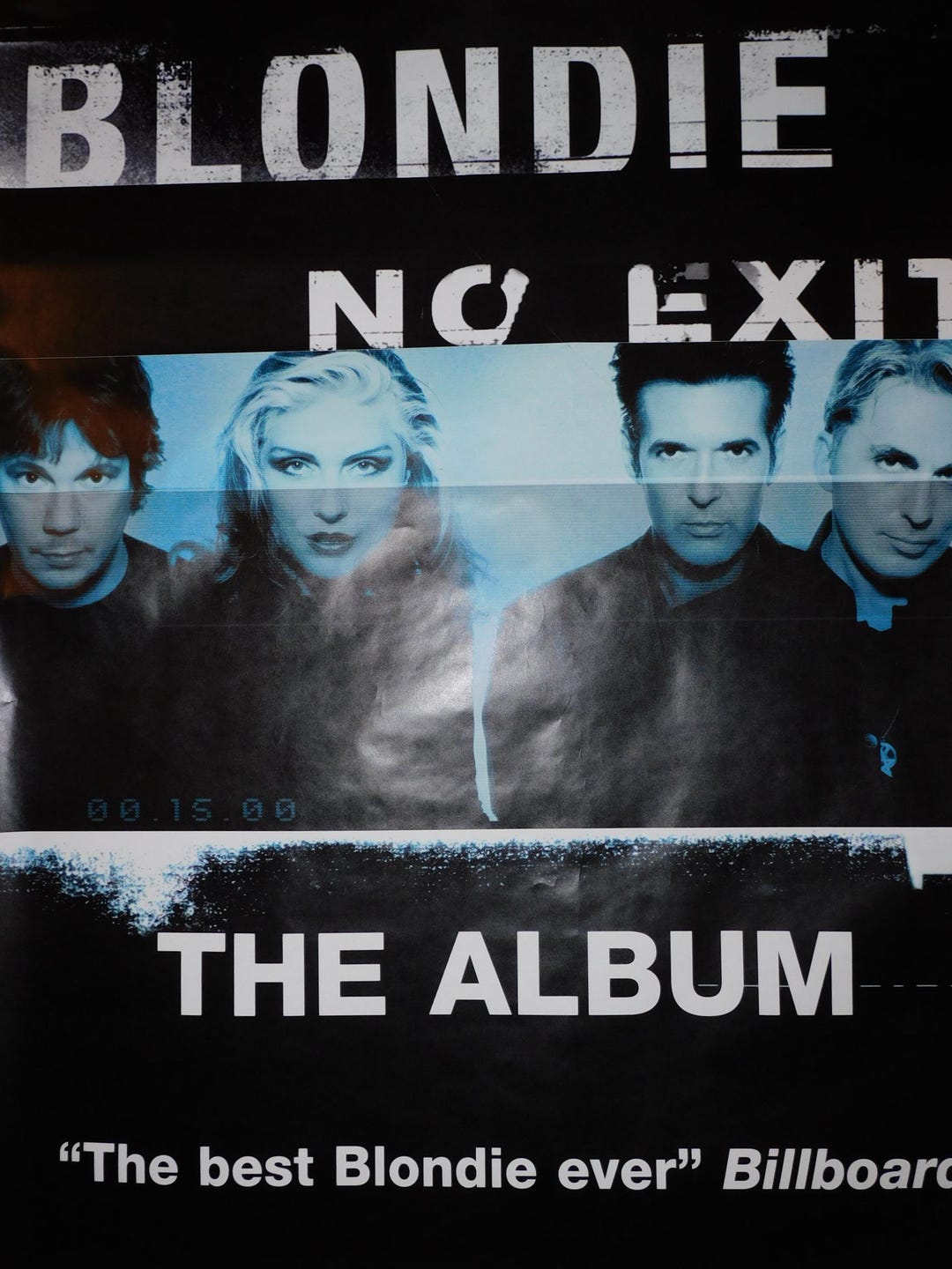 Blondie Vintage 90s Subway Poster -40x60" - Debbie Harry NYC Punk Rock ...