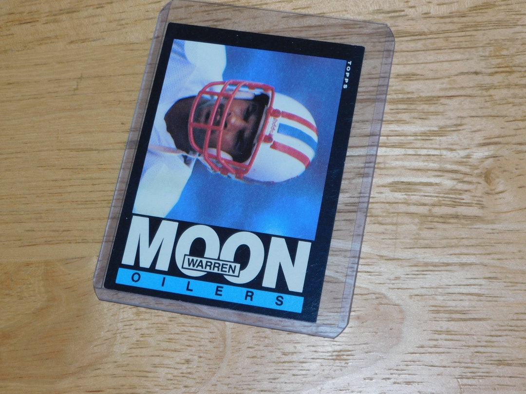 1985 Warren Moon Rookie Card - Houston Oilers Quarterback - Legend ...