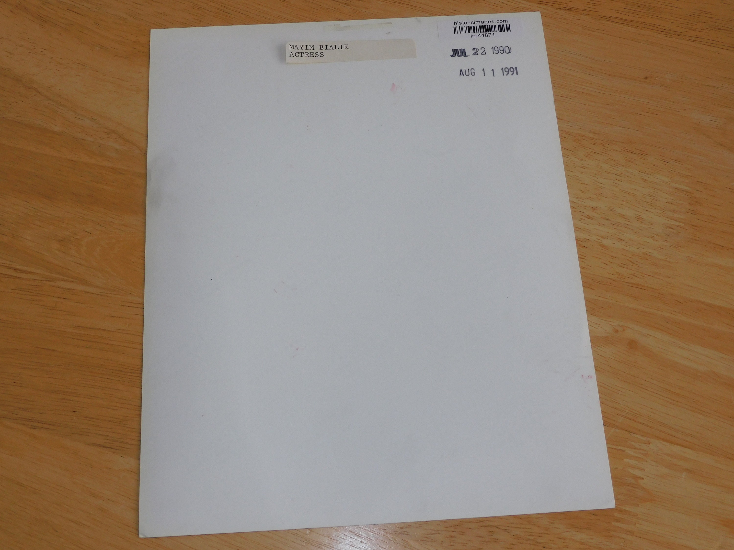 original 8x10 publicity photo 1990 Mayim Bialik MOLLOY 90s sitcom ...