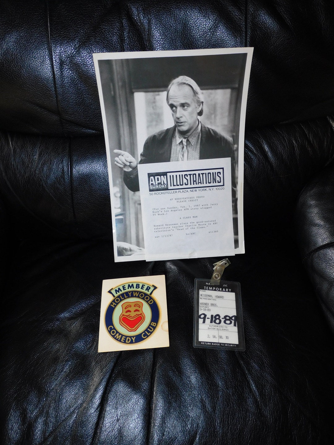 Howard Hesseman Personally Owned Items - Laminate, Press Photo ...