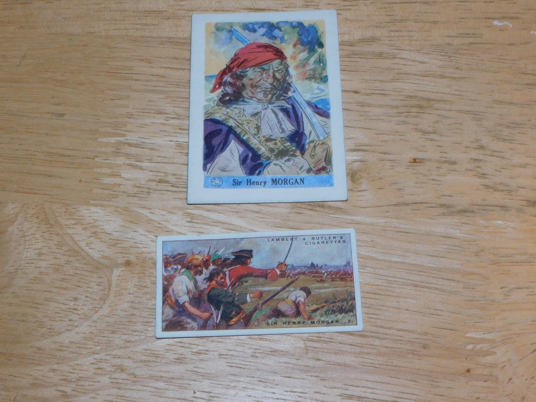 1920s PIRATE Captain Henry Morgan Trading Card Lot Vintage Antique ...