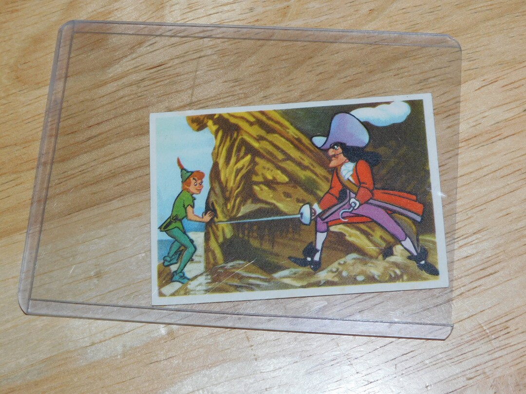 1958 Peter Pan Vs Captain Hook Rookie Trading Card Disney Nonsports ...