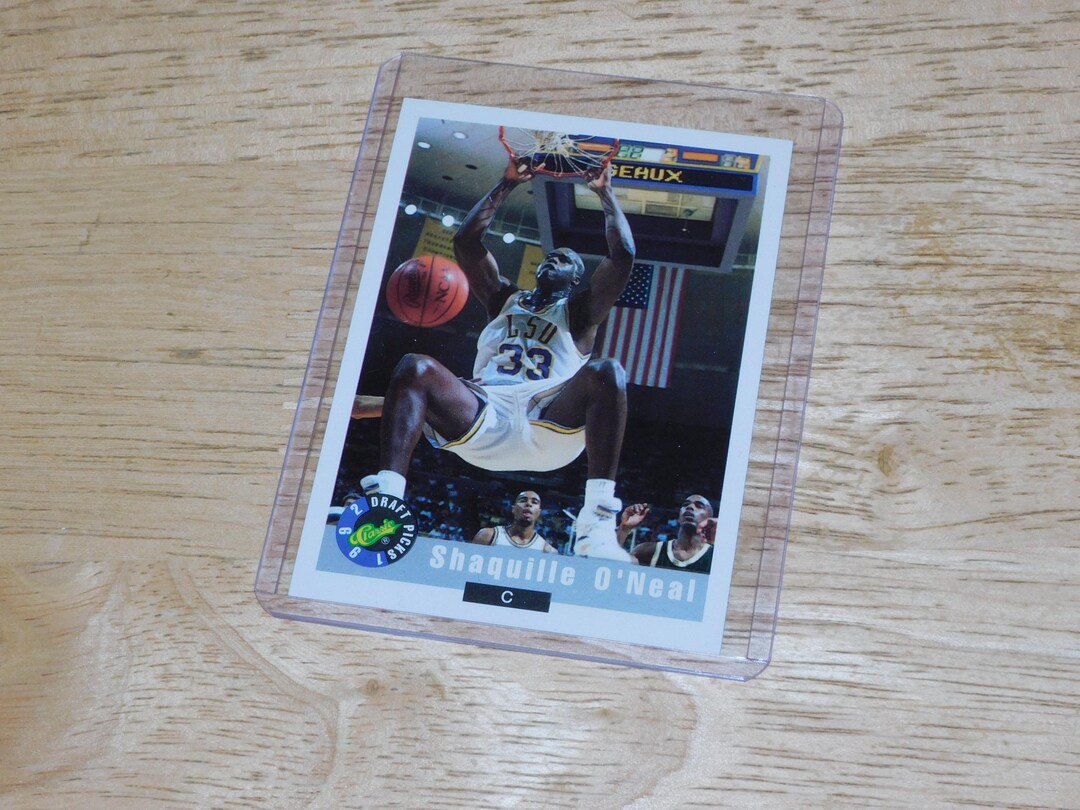 1992 Shaquille O'neal Rookie Card - Vintage 90s Classic Basketball LSU ...