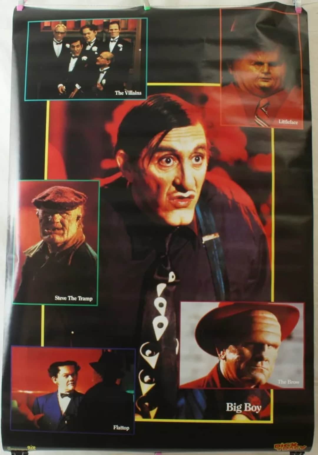 1990 Al Pacino Dick Tracy Villains Poster Vintage 90s Disney - Etsy