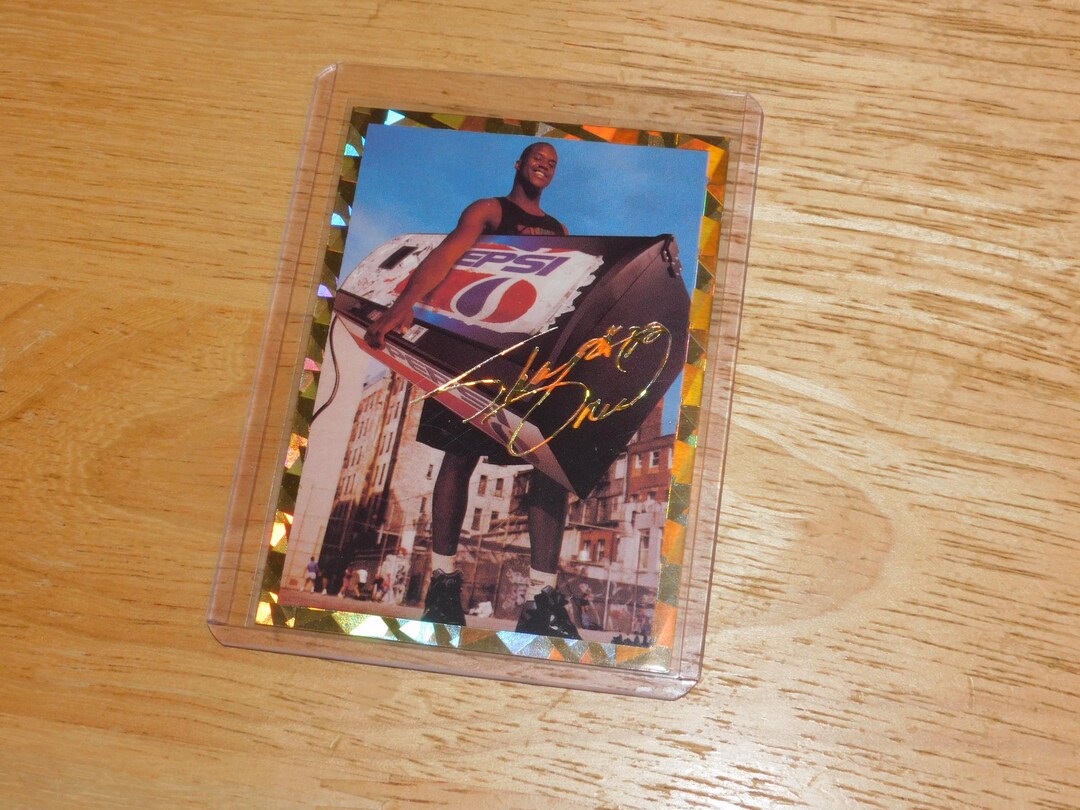 Shaq Pepsi 90's Gold Foil Signature Promo Card - Orlando Magic ...