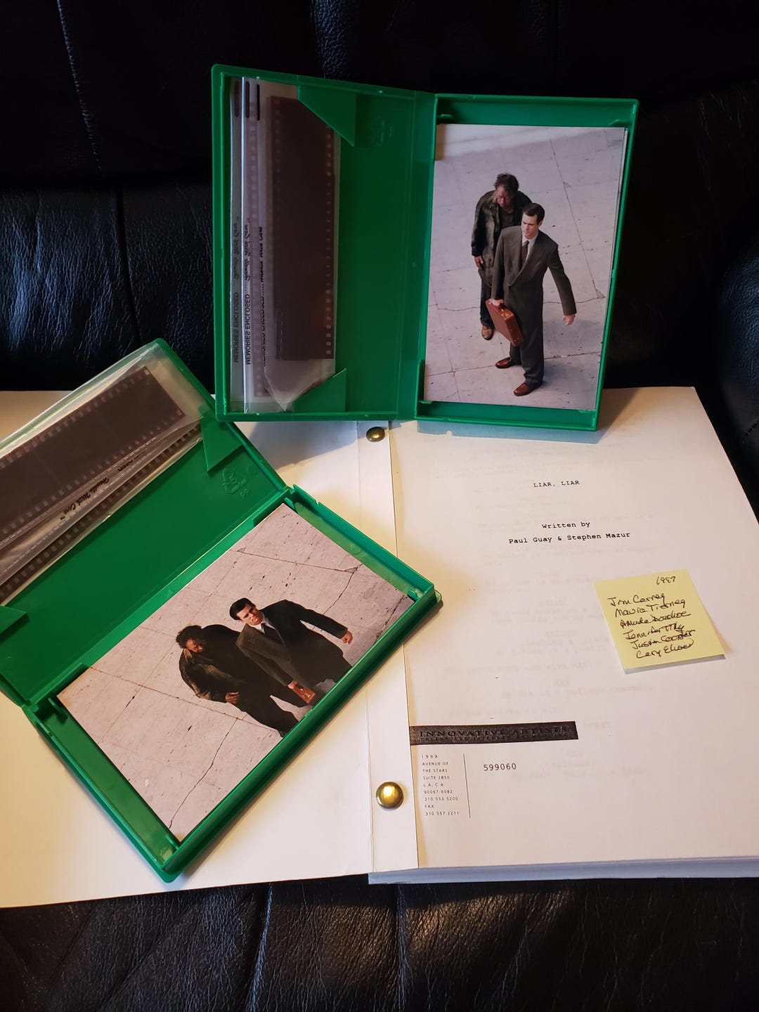 Vintage 'liar Liar' Script: Jim Carrey, 48 Original Film Photos ...