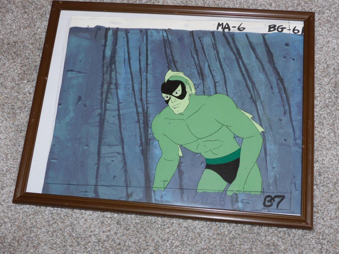 70s Manta and Moray Animation Cel Filmation Rare Tarzan Super 7 Cartoon ...
