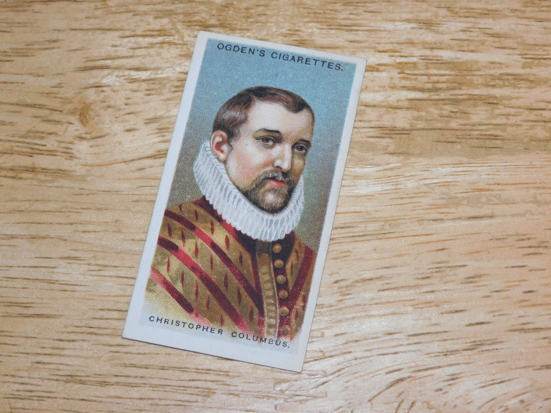 1924 Christopher Columbus - Trading Card - Ogdens Leaders of Men ...