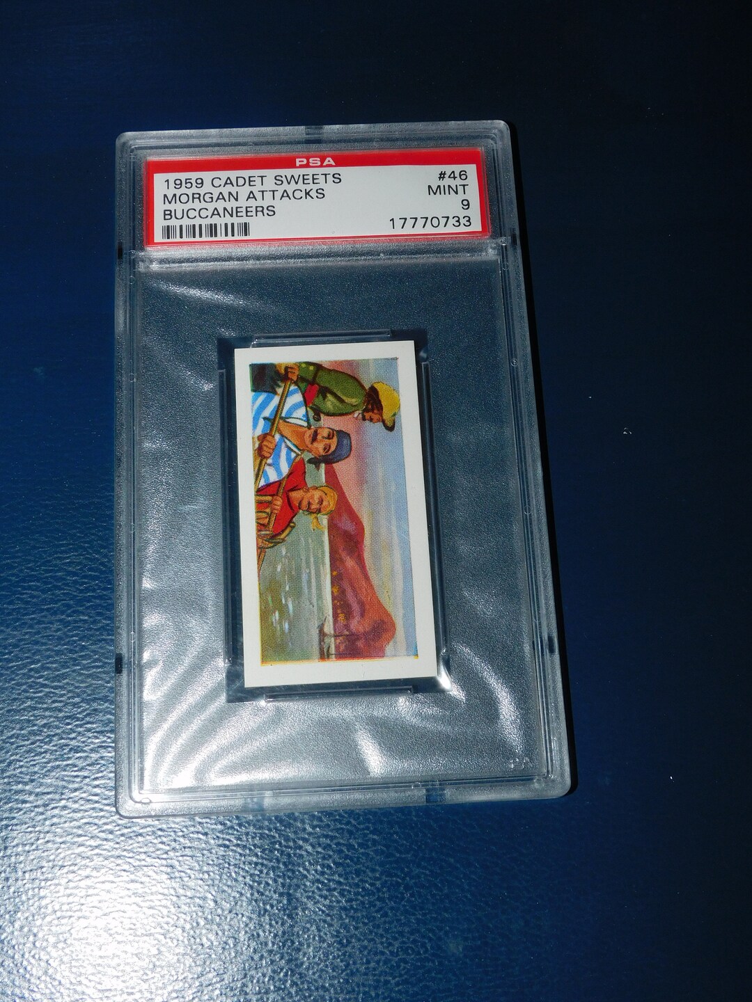 MINT 1959 Captain Henry Morgan Trading Card Vintage 50's Graded Mint 9 ...