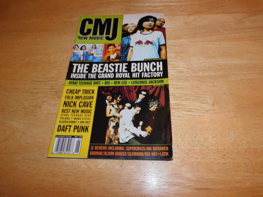 1995 CMJ Magazine Buffalo Daughter, Luscious Jackson, Atari Teenage ...