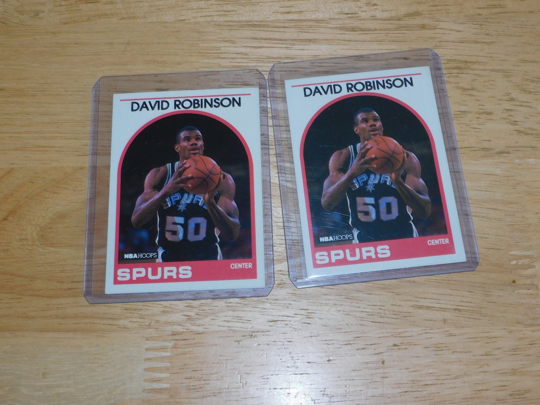 1989 David Robinson Rookie Cards - HOOPS - San Antonio Spurs - Hall of ...