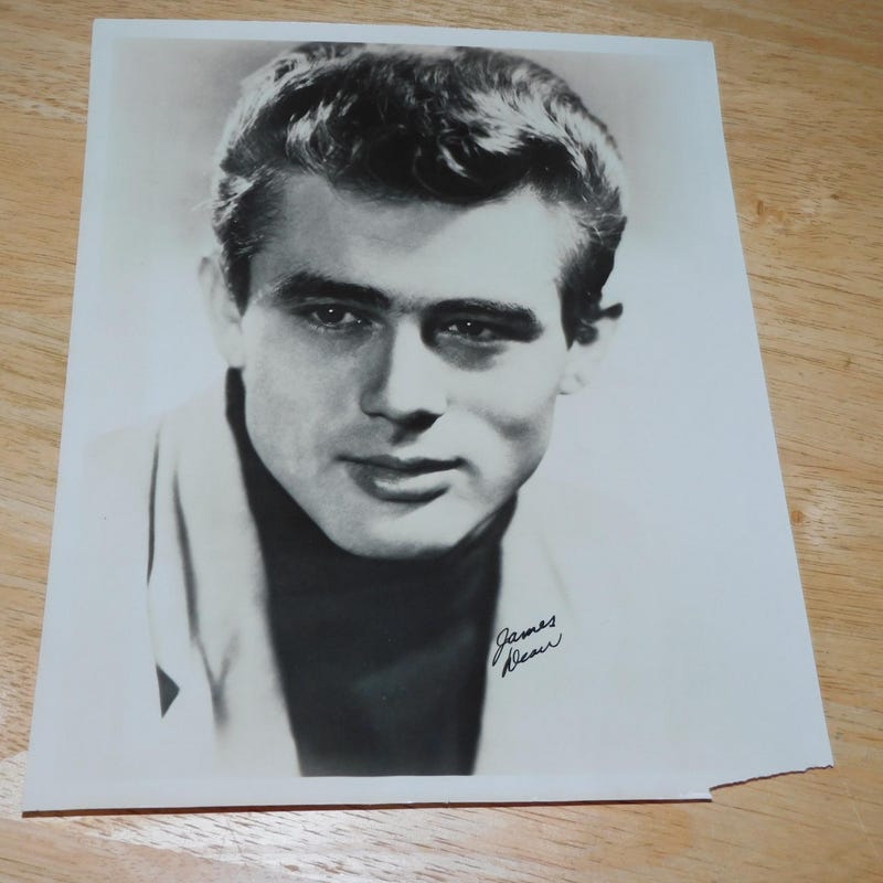 James Dean Autograph - Etsy