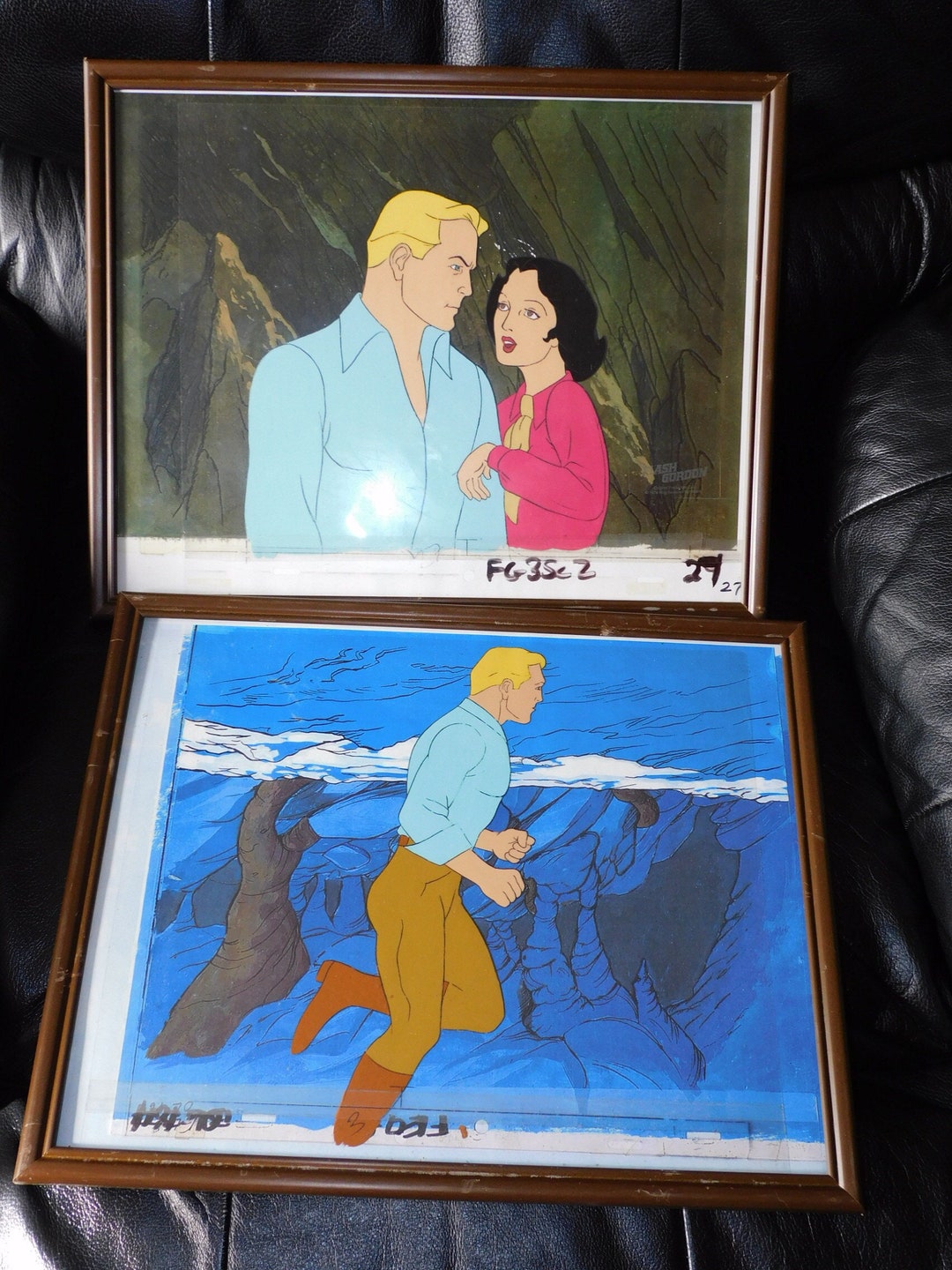 1979 Flash Gordon Production Used Hand Painted Animation Cel Lot ...