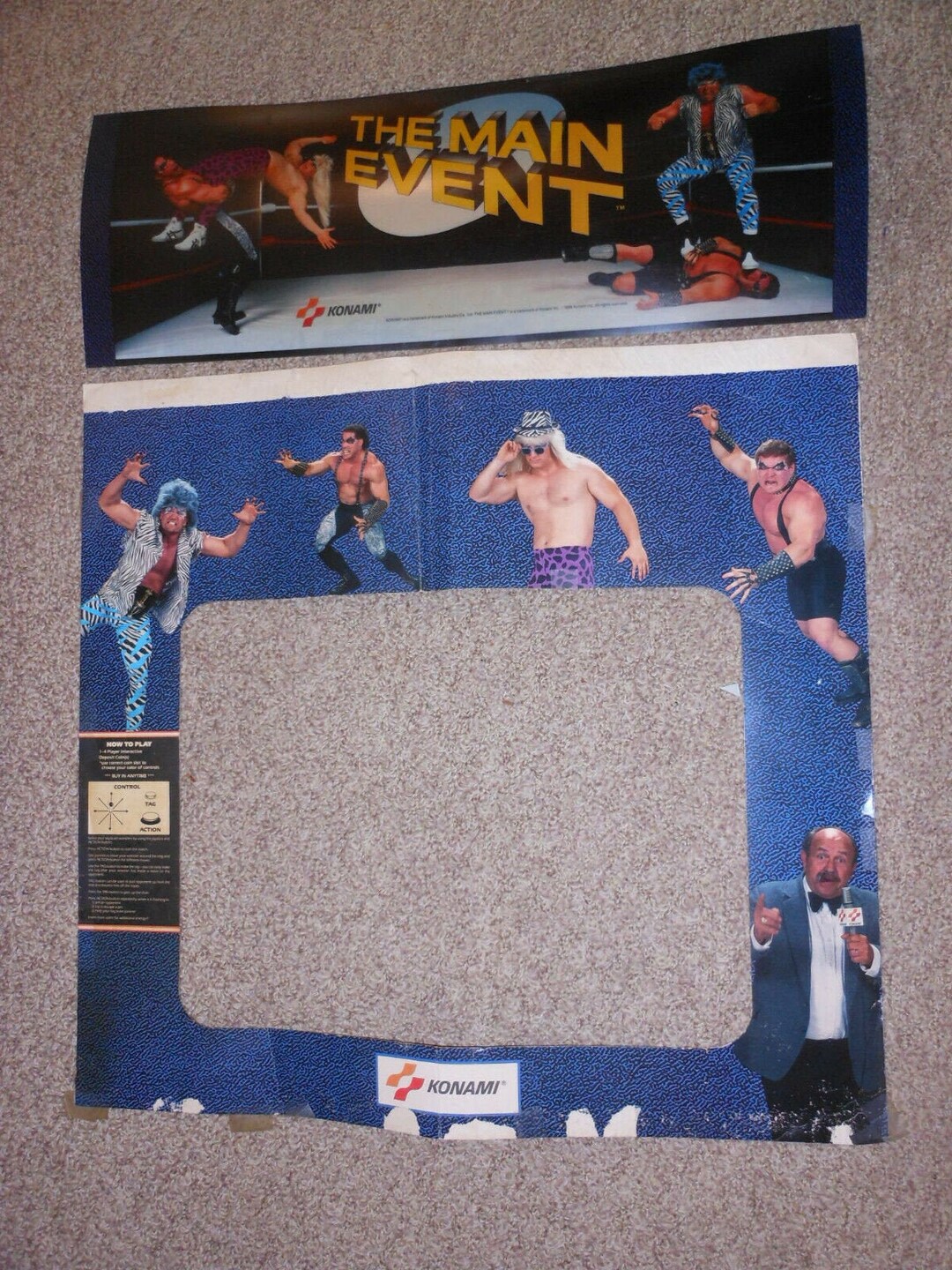 1980's Main Event Wrestling Video Arcade Game Machine - Etsy