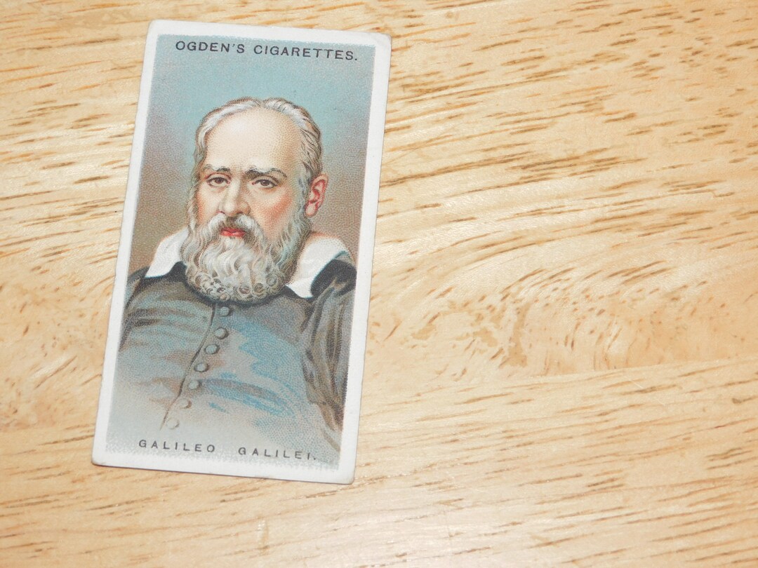 1924 Galileo Galilei Trading Card Ogden's Leaders of Men Vintage 1920s ...