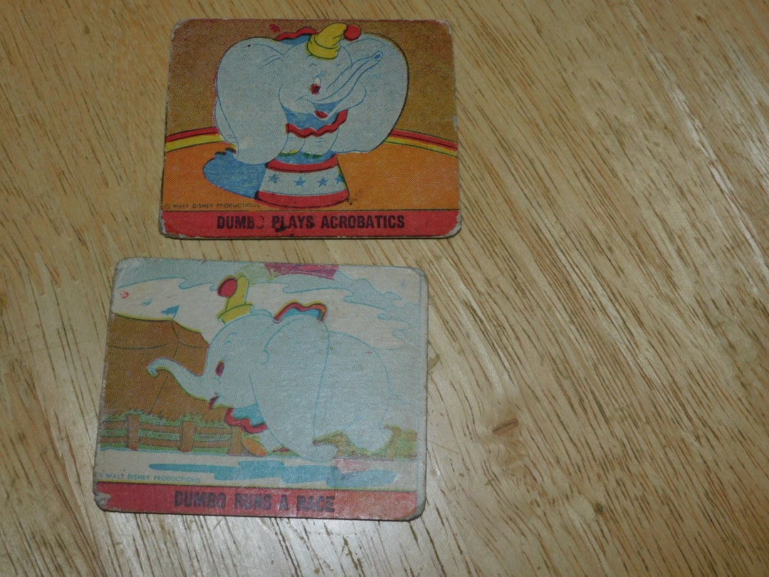 1940s Disney Dumbo Trading Cards Nonsports - Etsy