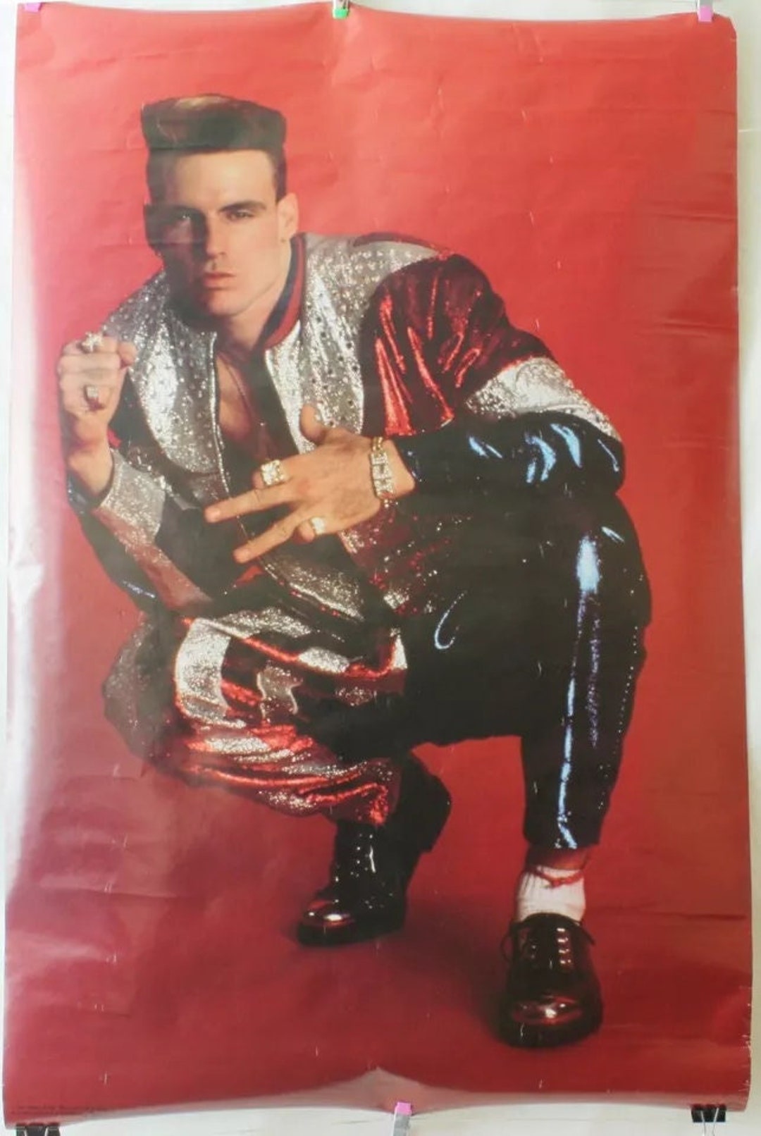 90s Vanilla Ice Poster Vintage Hip Hop Rap Star - Etsy