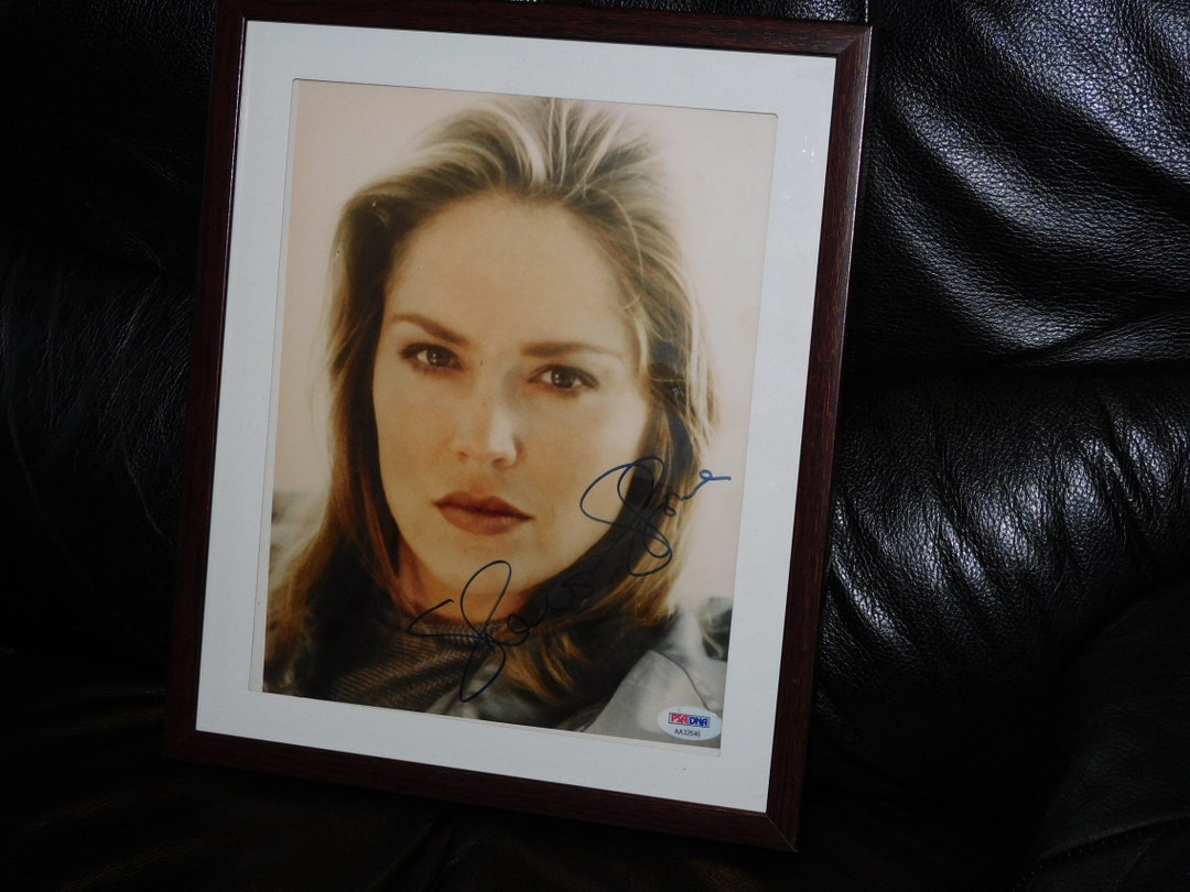 Sharon Stone Psa Signed 8x10 Photo Autograph Movie Star Casino, Basic ...