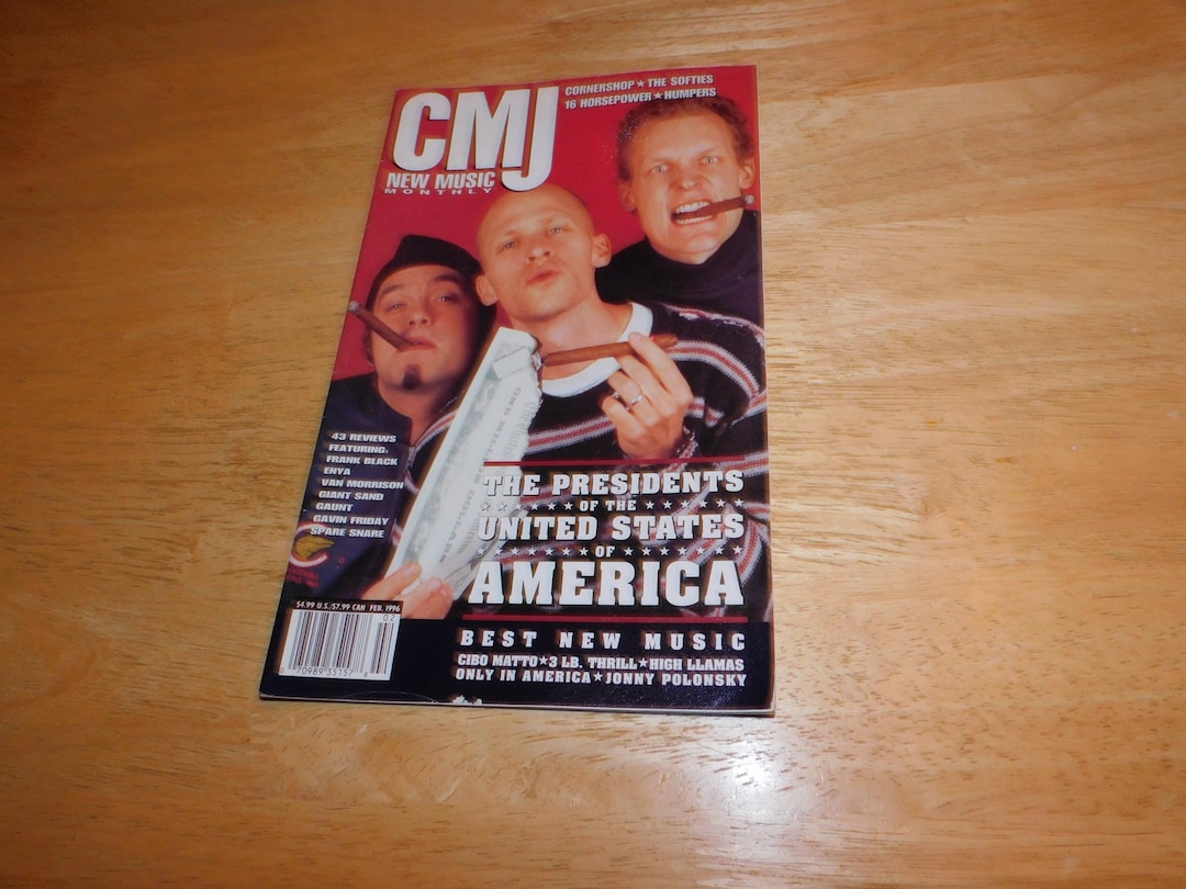 1995 CMJ Magazine Presidents of the USA, Cornershop, the Softies ...