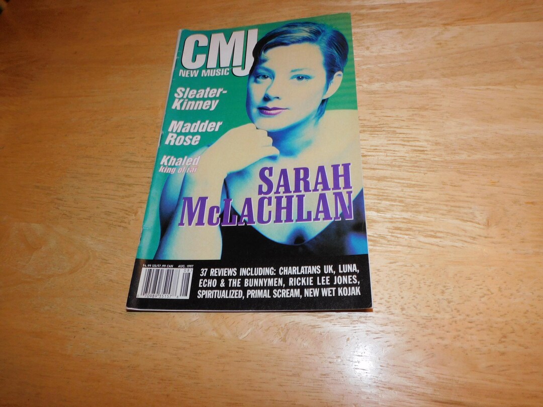 1995 CMJ Magazine - Sarah Mclauchlan, Sleater Kinney, Madder Rose ...