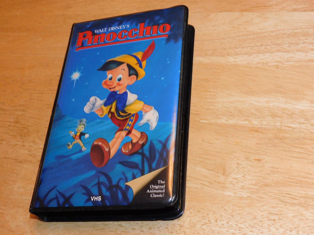 DISNEY Pinocchio VHS Video Tape - Vintage the Classics Black Diamond ...