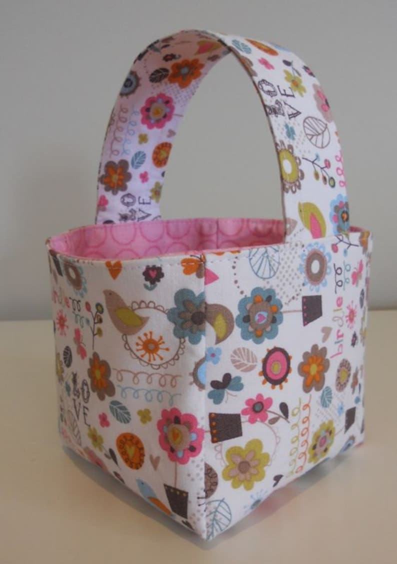 Fabric Basket Tutorial Sewing Pattern, PDF Sewing Pattern - Etsy