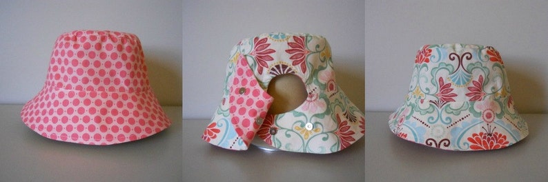 Pony Tail Bucket Hat PDF Sewing Pattern - 58cm - Etsy Canada