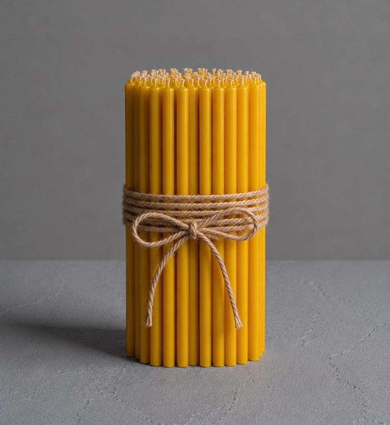 Natural Beeswax Candles No.60, Candles for Prayer, Orthodox Church ...