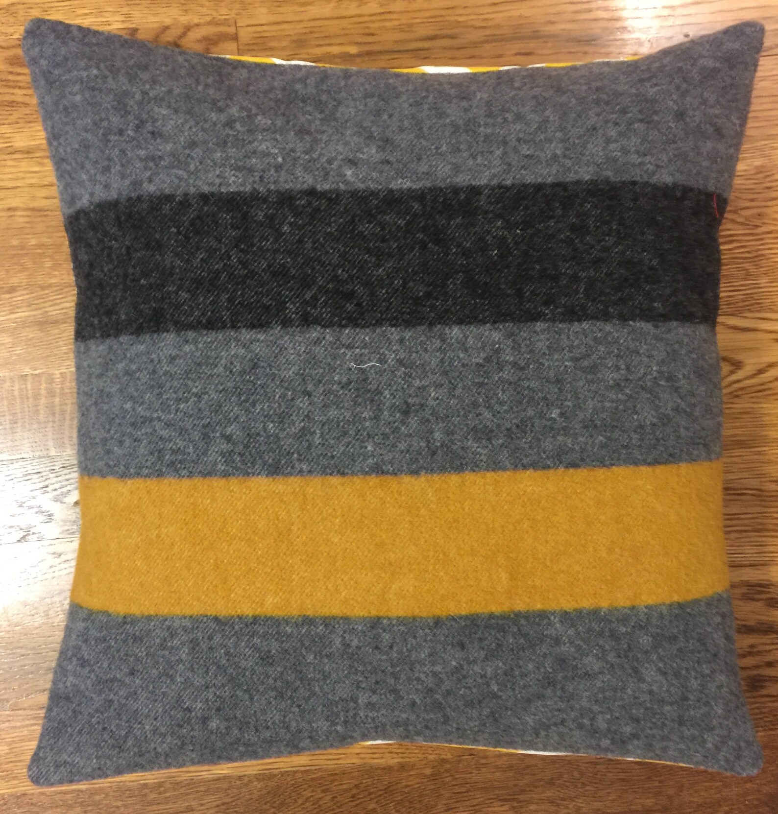 West Point USMA Cadet Grey WOOL Blanket PILLOW Cover Go Army Beat Navy Multiple Sizes Square ...