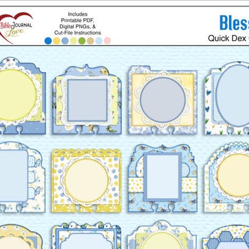 24 Rolodex Cards Digital & Printable Memory Dex Pdfs or Use - Etsy