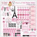 Planner Kit Paris France Printable Sticker Kit in Pink & | Etsy