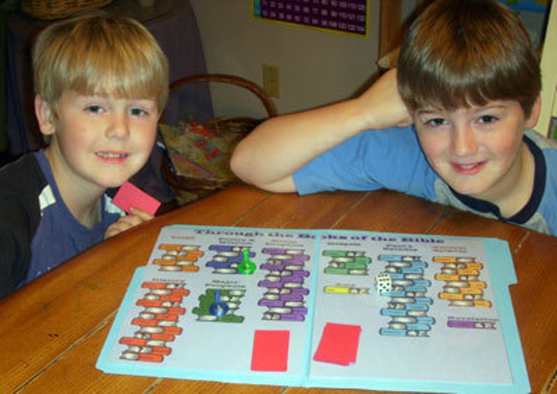 Books of the Bible Lapbook Folder Game for Sunday School - Etsy Canada