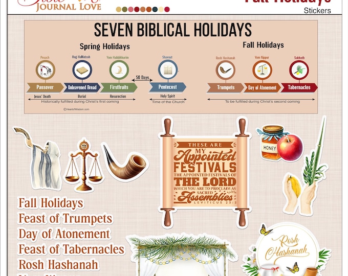 Rosh Hashanah Clipart- Yom Kippur Sukkot Clip Art- Instant Download ...