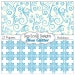 Blue Glitter Digital Scrapbook Papers in Blue, Instant Download for ...