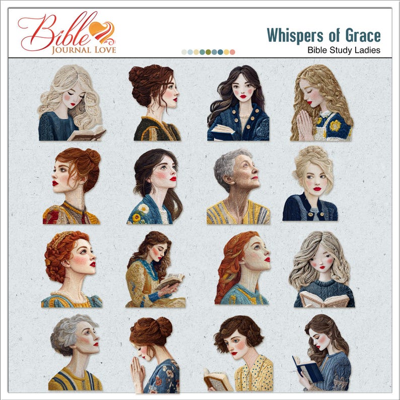 Whispers of Grace Mega Bundle: Bible Journaling Ephemera (digital) - Etsy